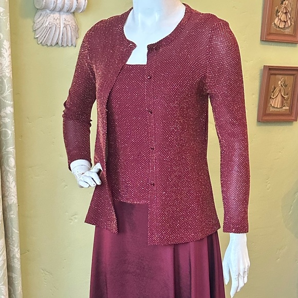 JS Collections | Dresses | Js Collection Cranberry Formal Dress Mother ...